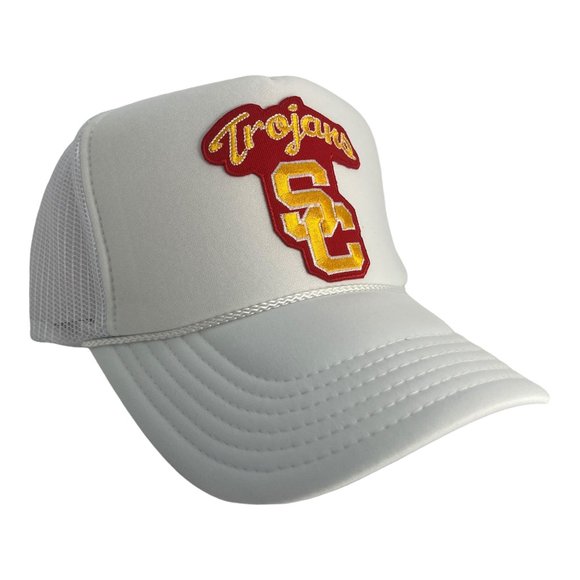 OTTO | Accessories | New Vintage Style Usc Trojans White Trucker Hat ...